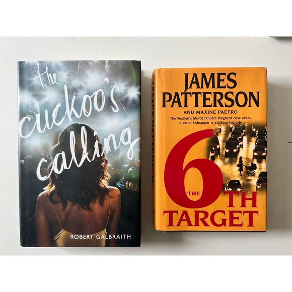 Books | Other | 2 Book Bundle Lot The Cuckoos Calling James Patterson ...